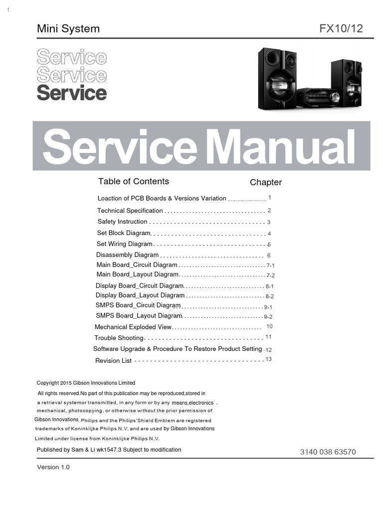 Mini System Philips FX10 - FX12 | PDF