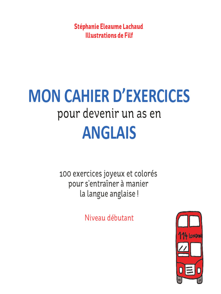 Extrait Cahier Exo Anglais | PDF