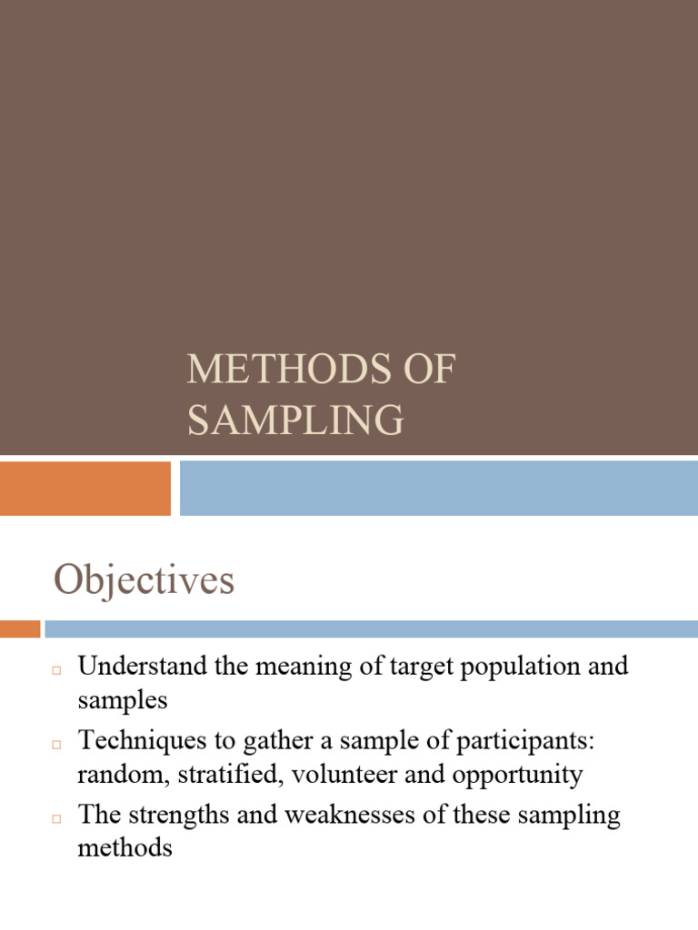 PDF Document | PDF | Sampling (Statistics) | Stratified Sampling