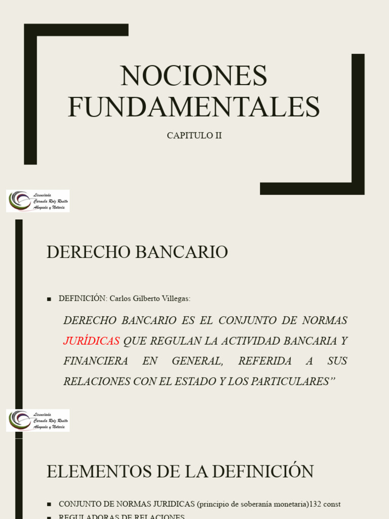Fundamentos del Derecho Bancario | PDF | Finanzas y dinero