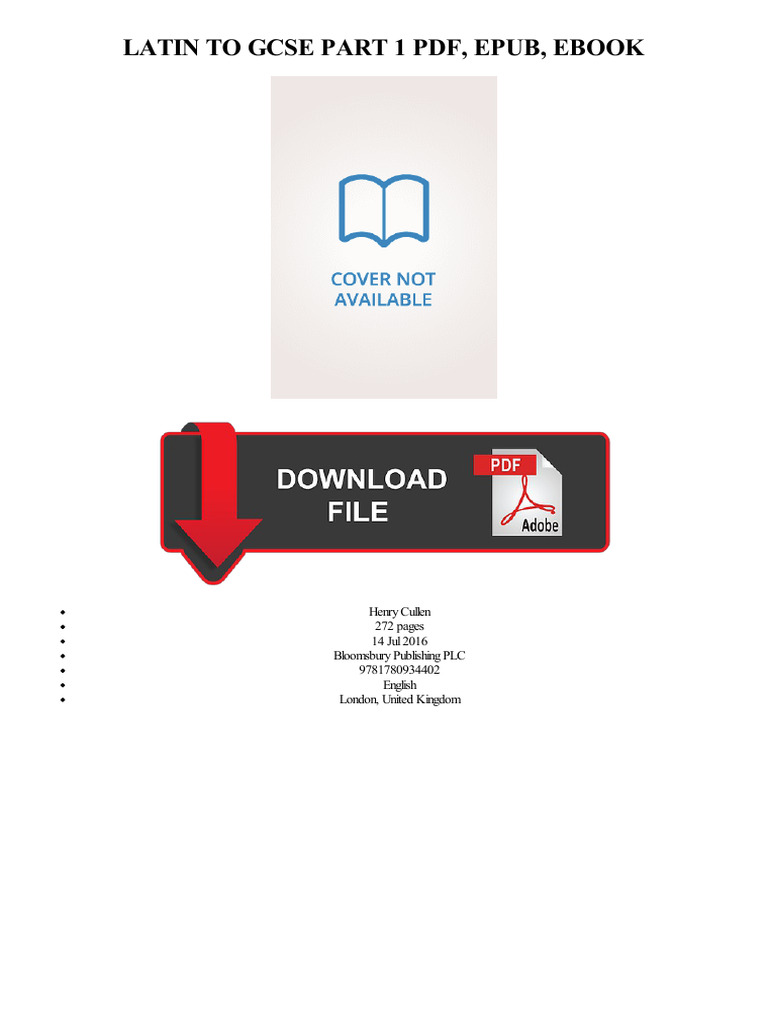 Latin To Gcse Part 1 PDF, Epub, Ebook | PDF | Books | Latin