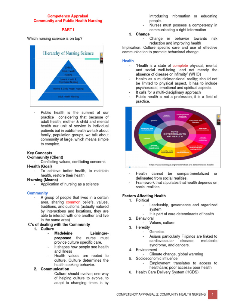 CA 2 - CHN Part 1 | Download Free PDF | Preventive Healthcare | Nursing