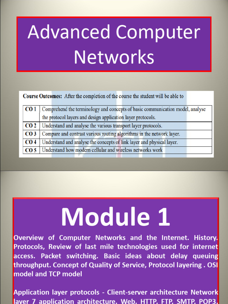 Computer Networks Overview and Protocols | PDF | Computer Network ...