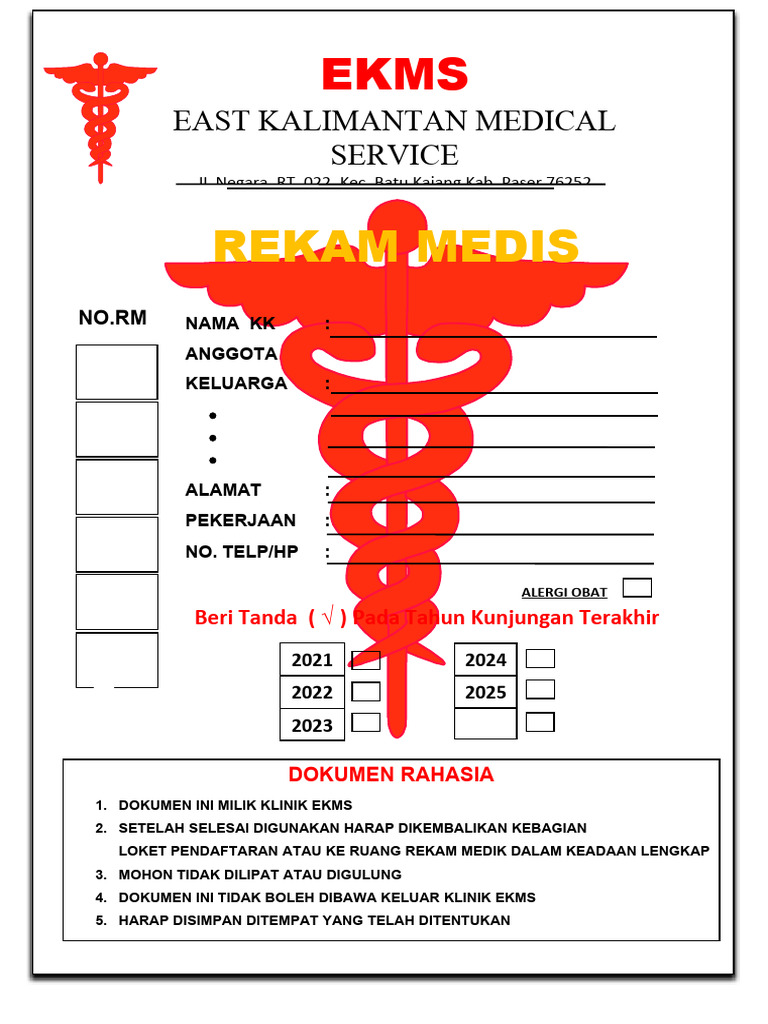 Design Map Rekam Medis | PDF