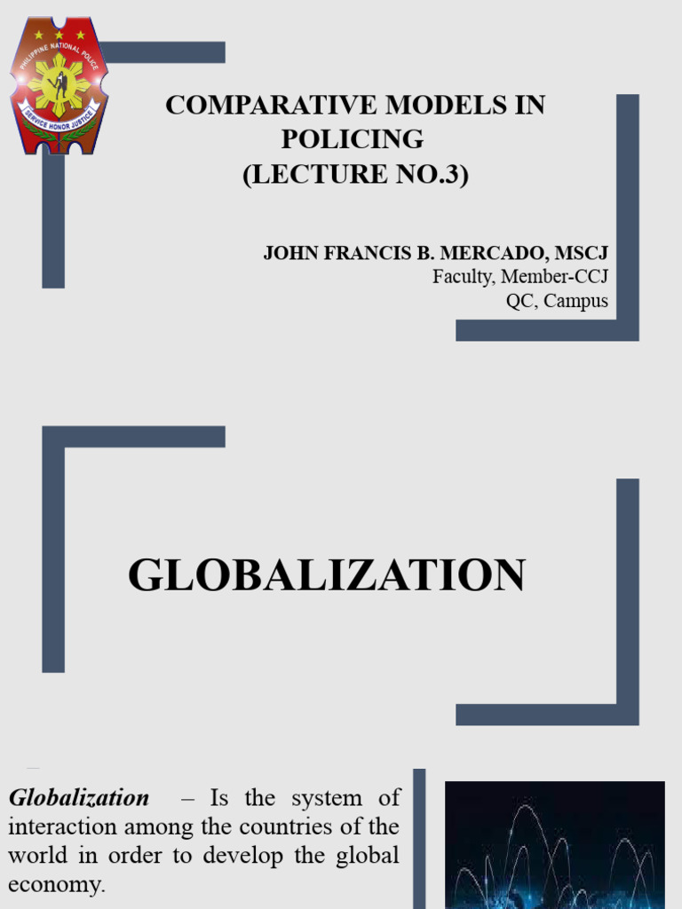 Comparative Models Policing Lecture 3 | PDF | Cybercrime | Police