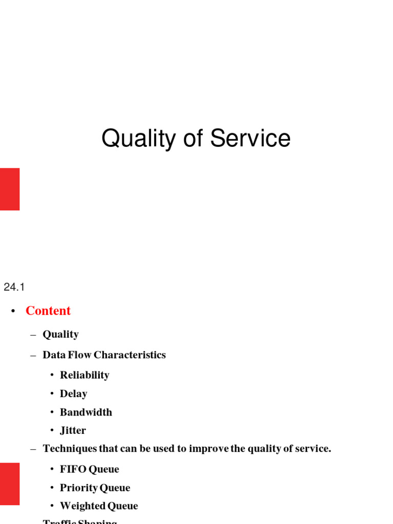 Quality of Service | PDF | Quality Of Service | Network Protocols