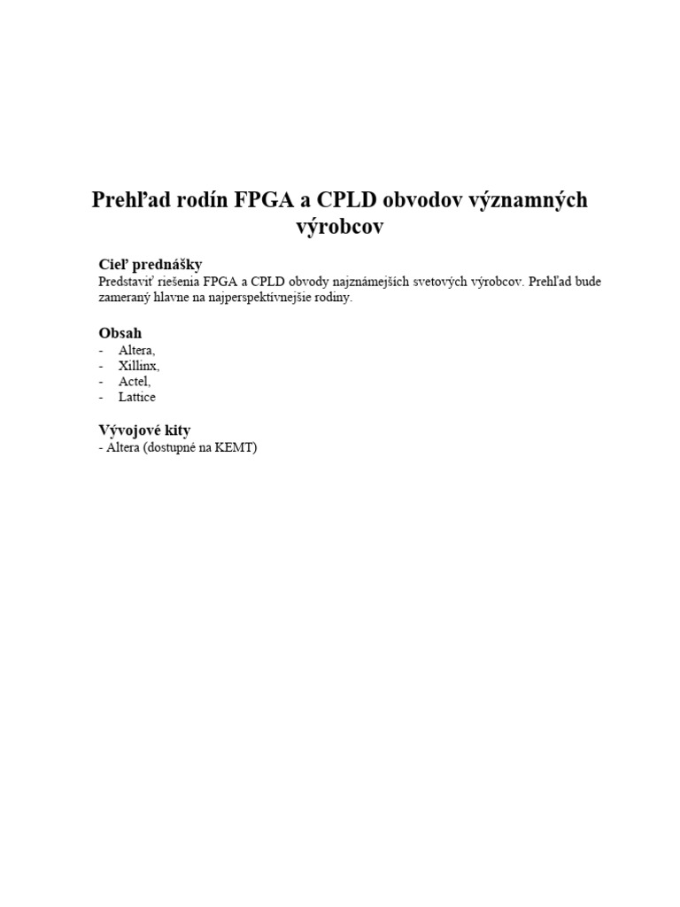 Fpga pr9 | PDF