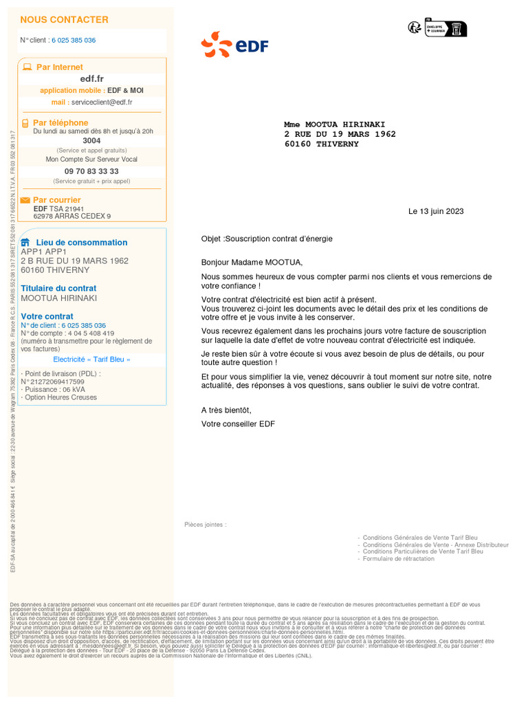 Votre Document Edf | PDF