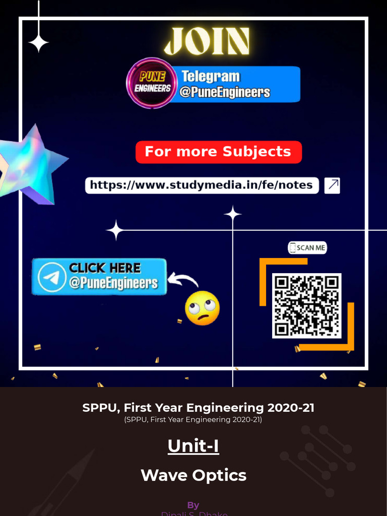 Phy U1 | PDF | Diffraction | Angular Resolution