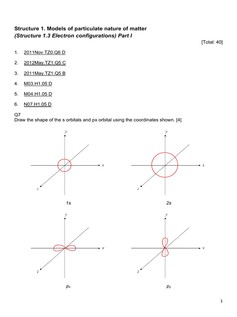 S1 3 3 1 3 5 Electron Configuration I Ms Final Pdf Electron Configuration Atomic Orbital