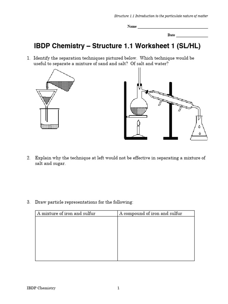 Methods for Separating Mixtures | PDF | Mixture | Chemistry
