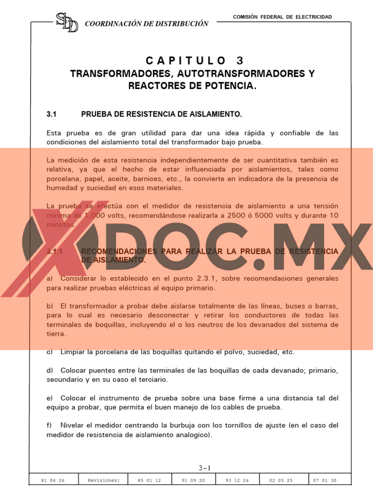 Capitulo 3 Transformadores | PDF | Transformador | Aislador (Electricidad)