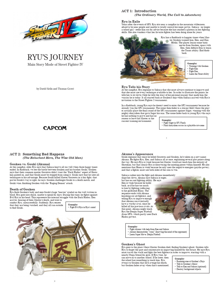 Sf4 Story Book | PDF