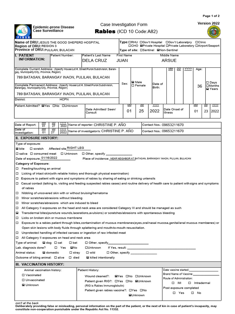 Rabies | PDF | Rabies | Epidemiology