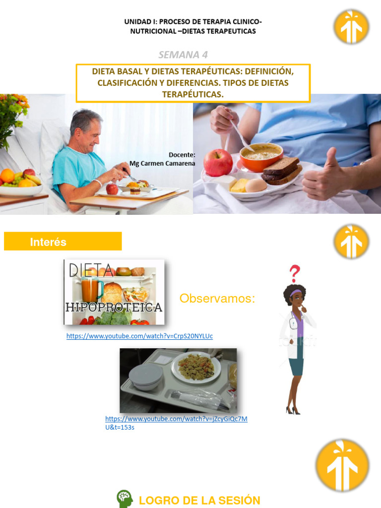 Dietas de terapéuticas | PDF