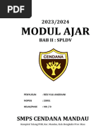 Modul Ajar Persamaan Linear Satu Variabel | PDF