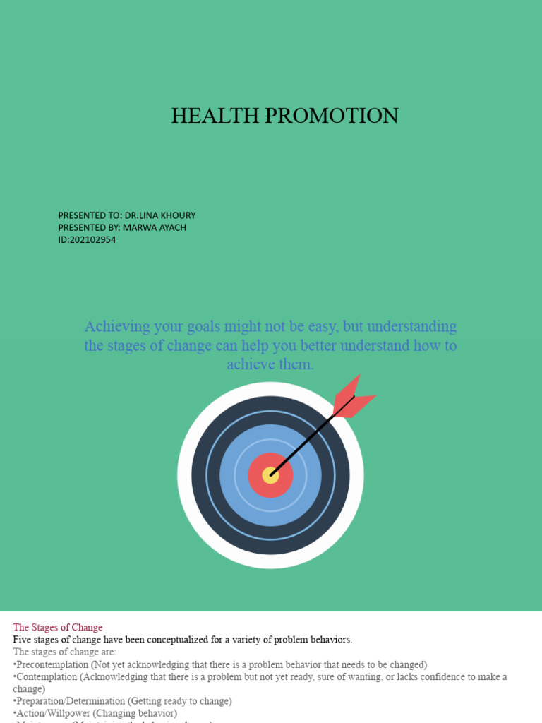 Health Promotion 101 | PDF
