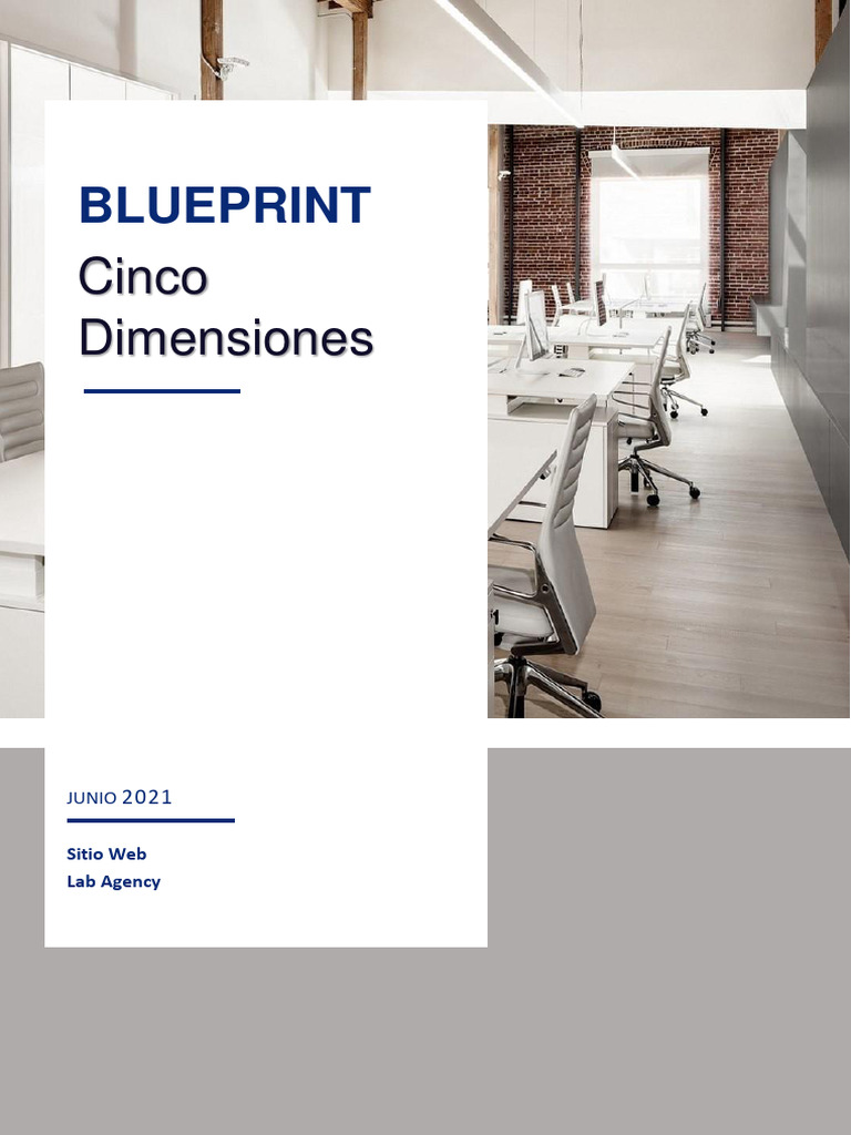Blueprint 5 Dimensiones - Entrega Final | PDF | Red mundial | Internet ...