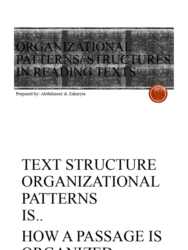 Organizational Patterns | PDF | Frog | Organisms