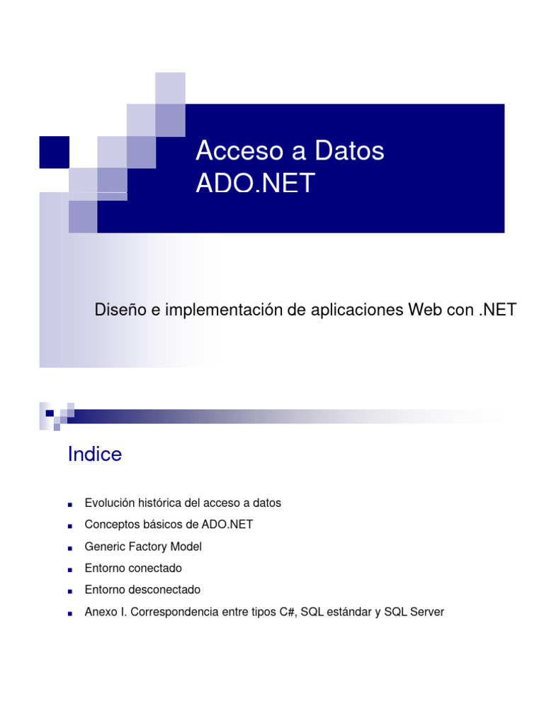 Acceso A Datos | PDF