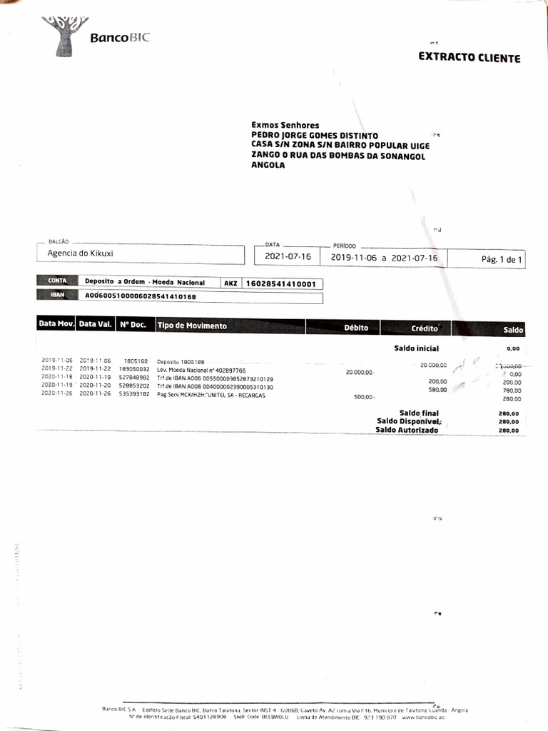 Banco BIC Angola | PDF