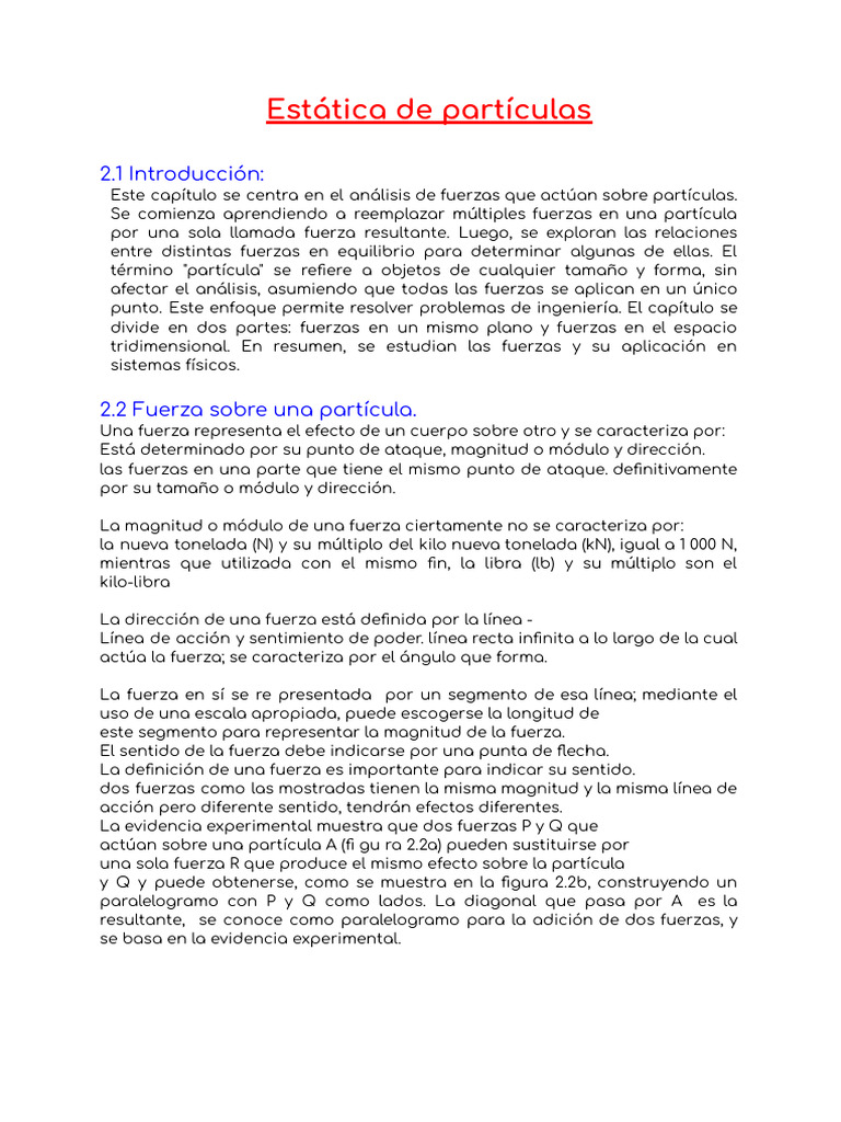 ESTÁTICA LIBRO | PDF