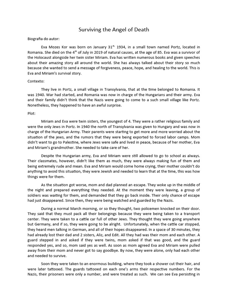 Surviving The Angel of Death | PDF