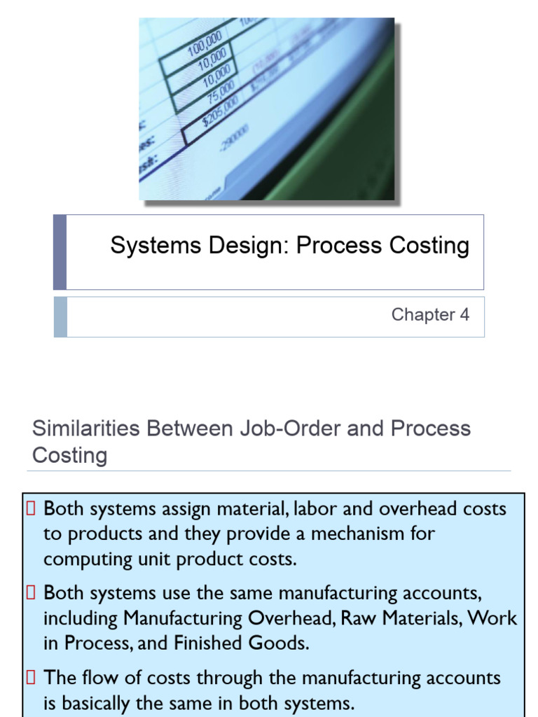 Process vs. Job-Order Costing Guide | PDF | Management Accounting ...