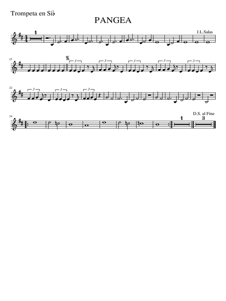 PANGEA GENERAL-Trompeta - en - Sib | PDF