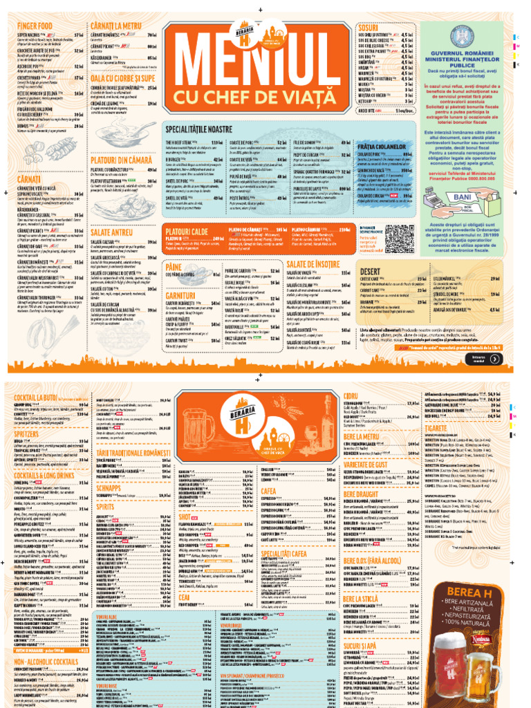 Meniu Beraria H | PDF