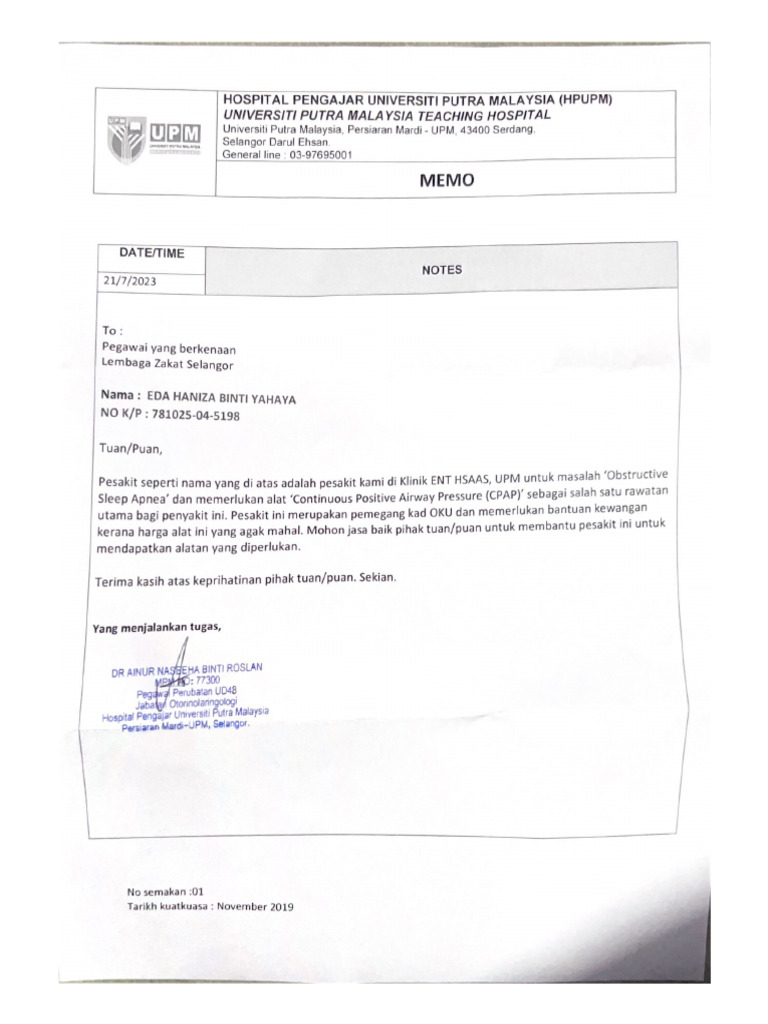 Hospital Pengajar Universiti Putra Malaysia (Hpupm) | PDF