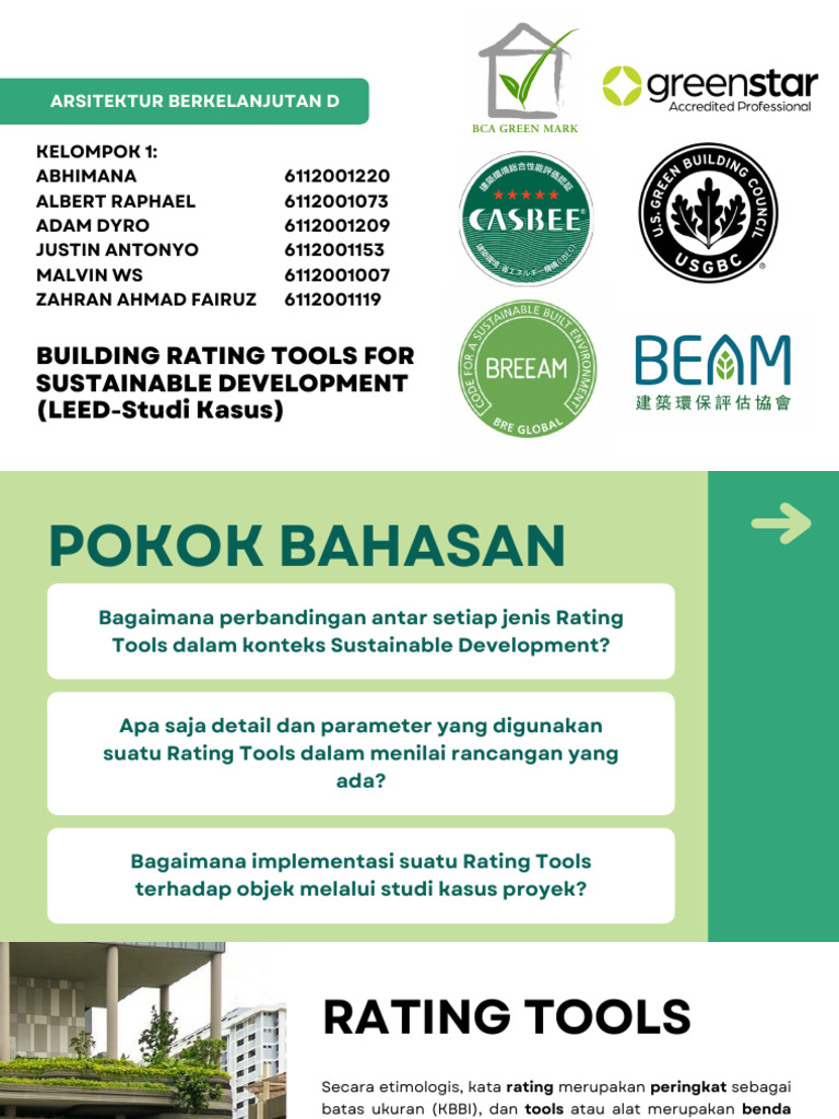 Kelompok 1-Building Rating Tools-LEED | PDF