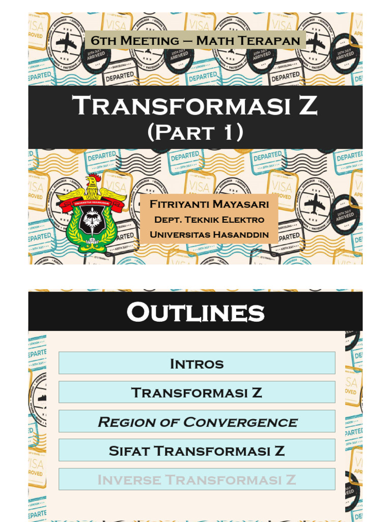 Transformasi Z 1 | PDF