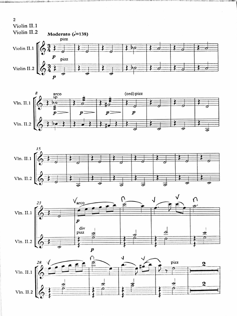 Viardot Berceuse Cosaque Violin II | PDF