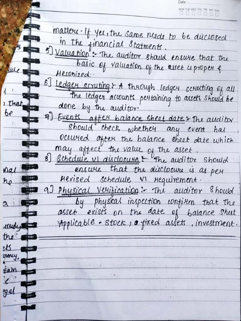 Audit Notes Part 1B | PDF