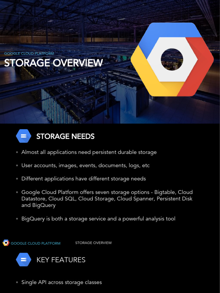 1.1 GCP - Storage - Options PDF | PDF
