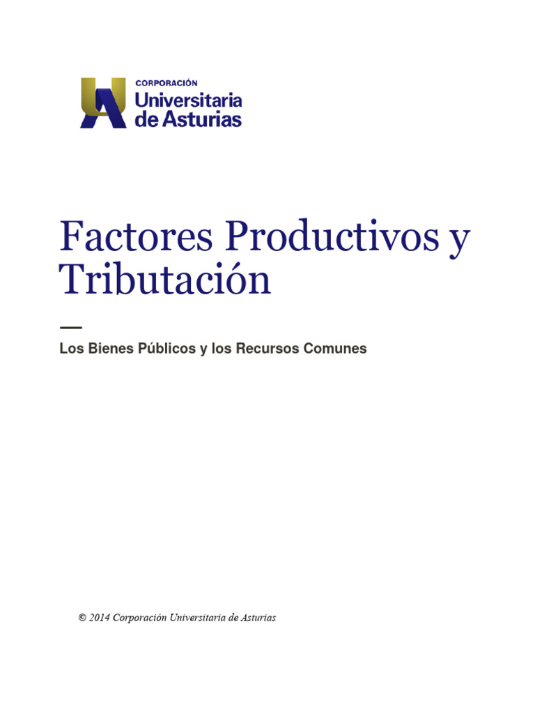 Bienes Públicos y Recursos Comunes | PDF | Bienes | Mercado (economía)