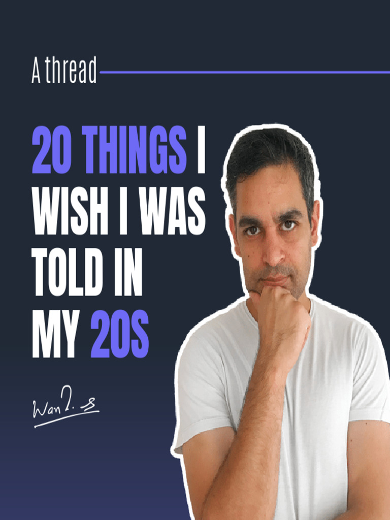 20 Things I Wish I Knew in My 20s | PDF | Extraversion And Introversion ...