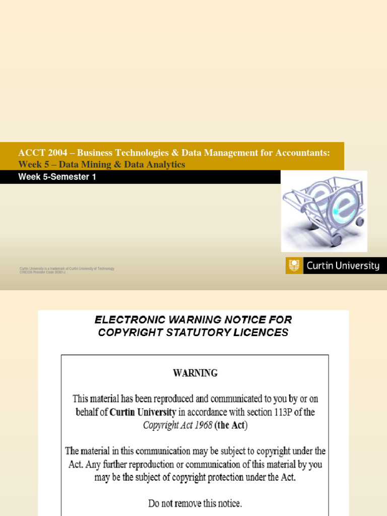 Seminar5-Week 5-Data Mining and Data Analytics | PDF | Data Mining | Data