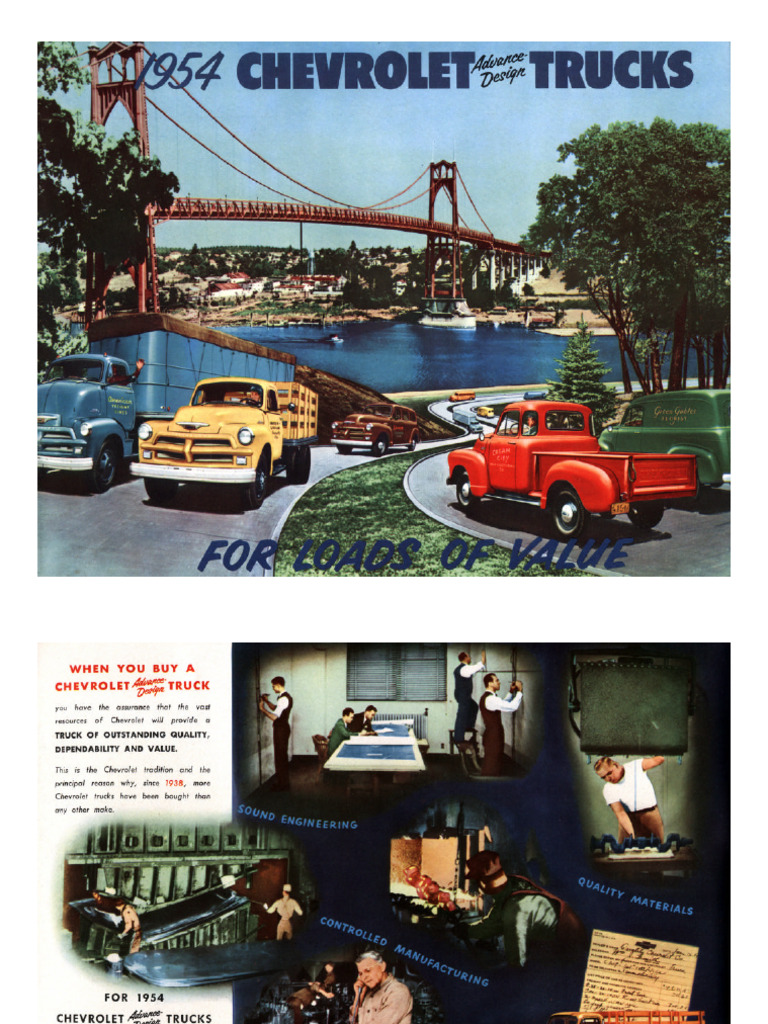 1954 Chevrolet Trucks | PDF