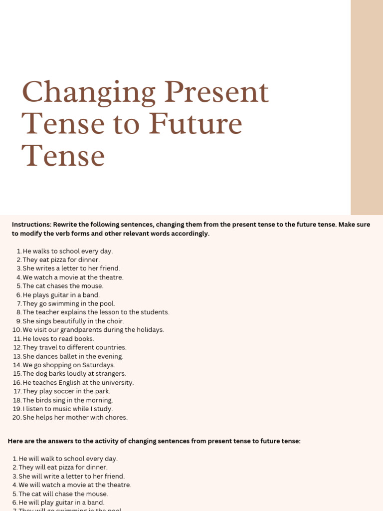 Future Tense | PDF