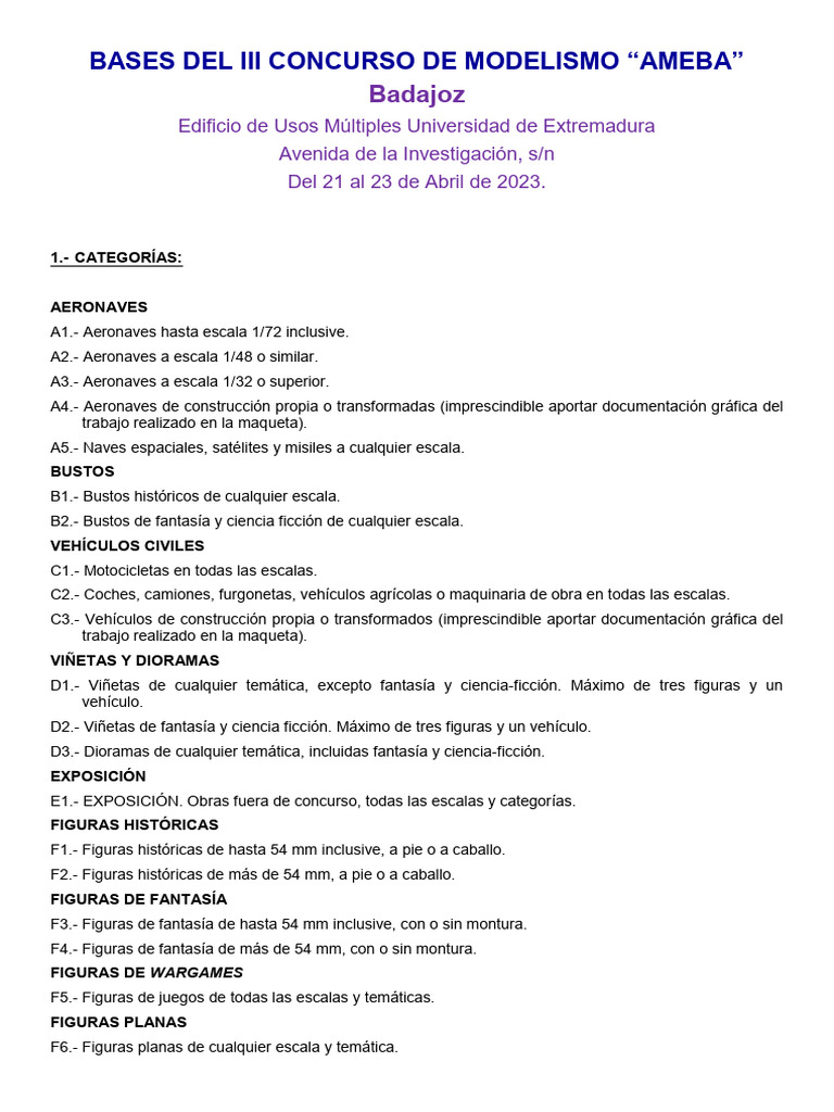 Bases III Concurso | PDF