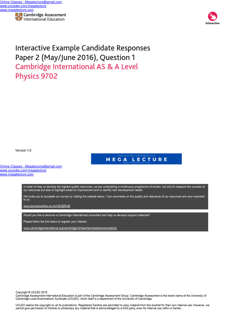 Interactive Example Candidate Responses | PDF | Waves | Physical Phenomena