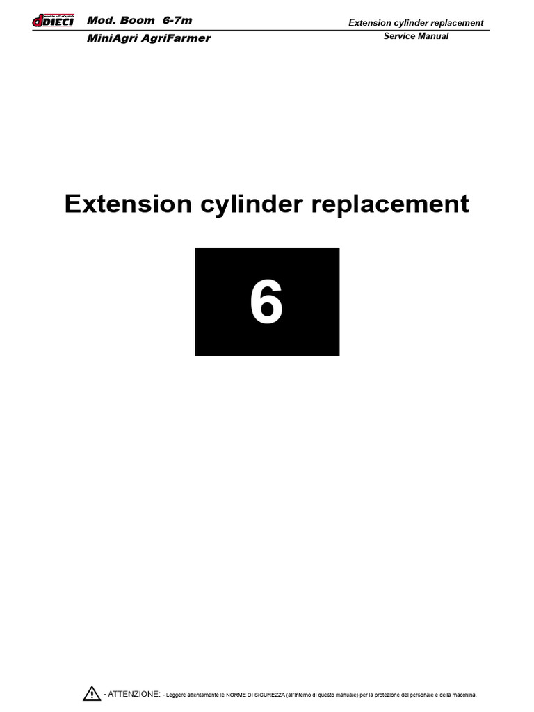 06 - Extension Cylinder - EN | PDF | Hydraulics | Engines