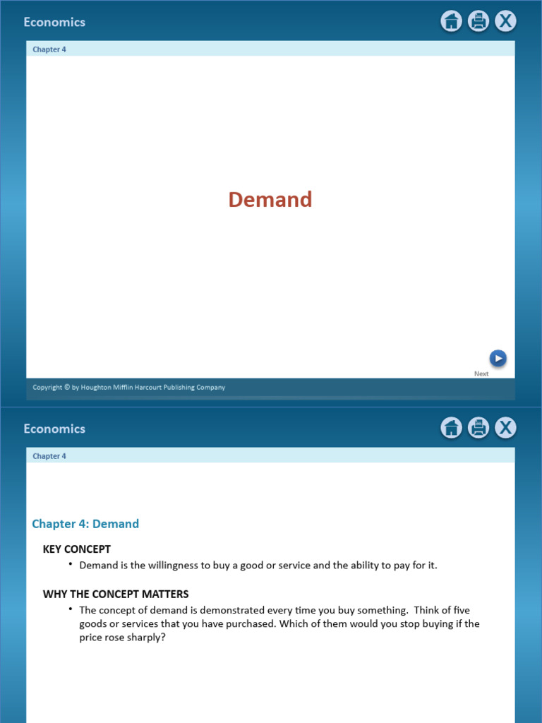 Chapter 4 - Demand | PDF | Finance & Money Management