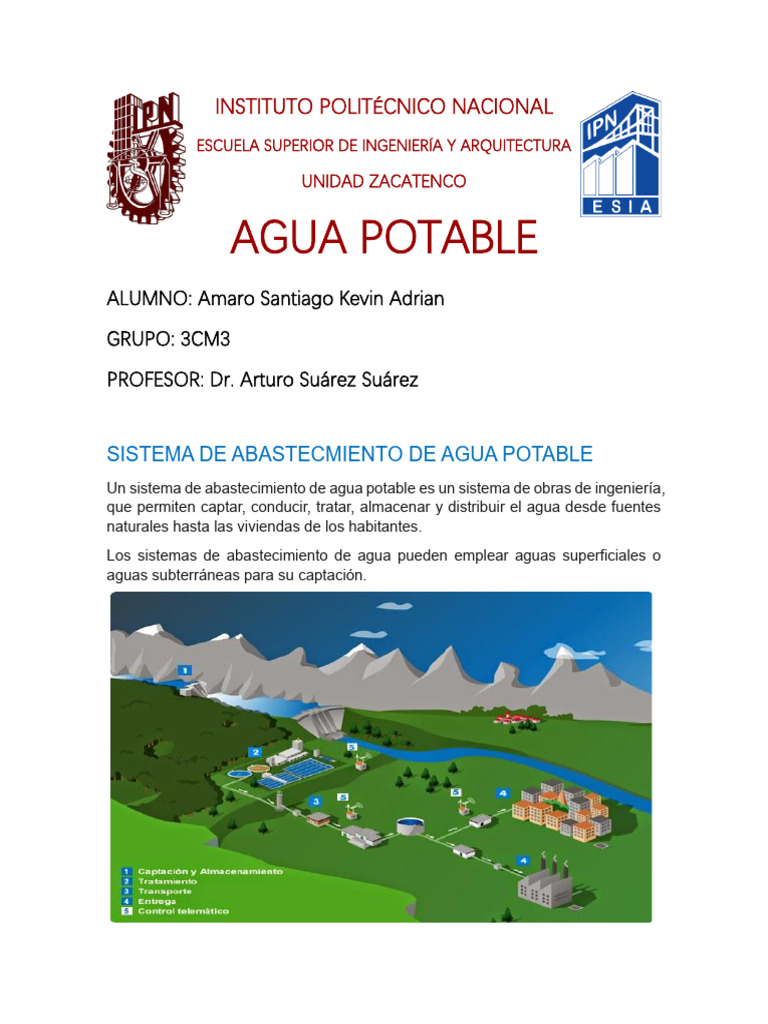 Agua Potable | PDF | Agua | Agua potable