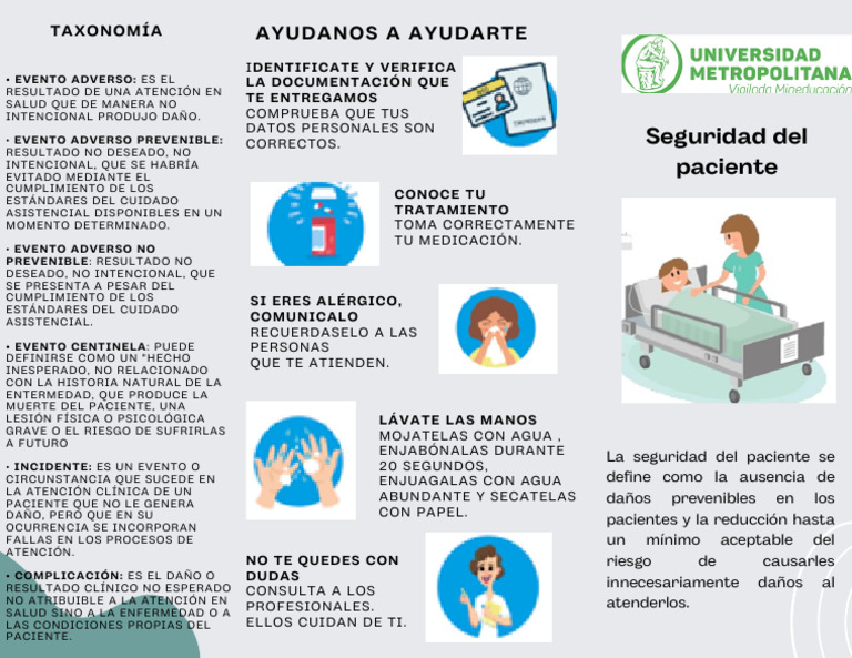 Folleto Informativo | PDF | Seguridad del paciente | Medicina