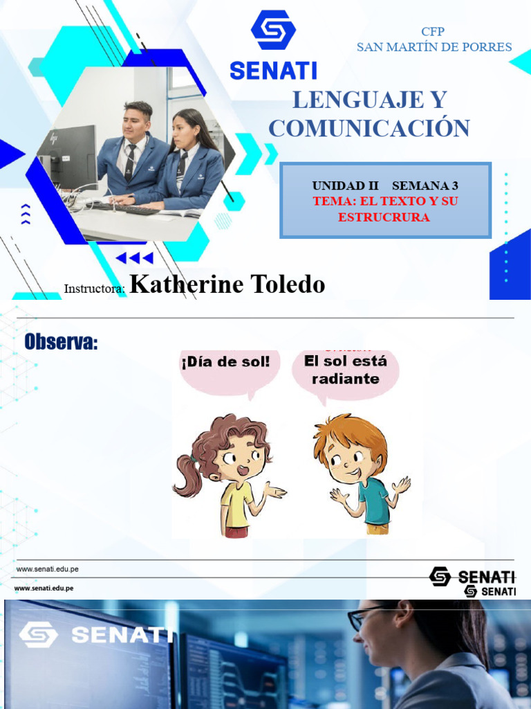 Sesión 3 - El Texto y Su Estructura 2023-1 | PDF