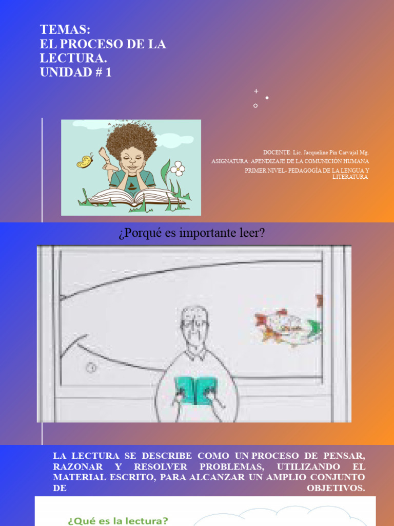 Proceso de Lectura: Etapas y Técnicas | PDF | Aprendizaje | Psicología ...