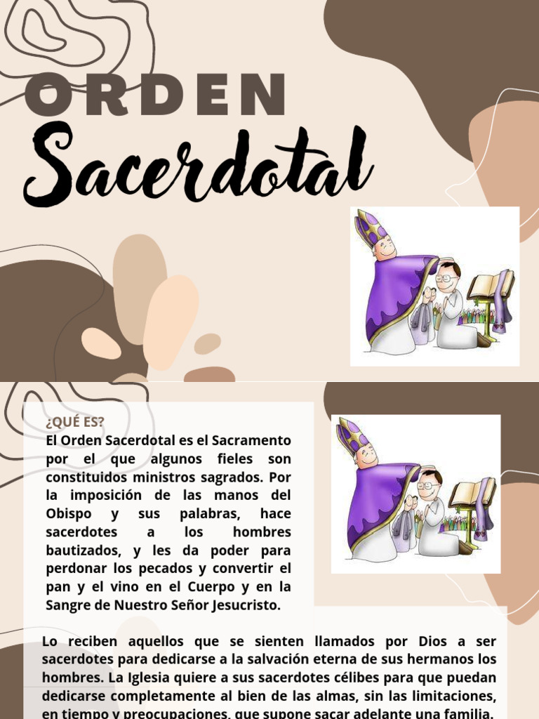 Significado y Grados del Orden Sacerdotal | PDF | Sacerdote | Teología